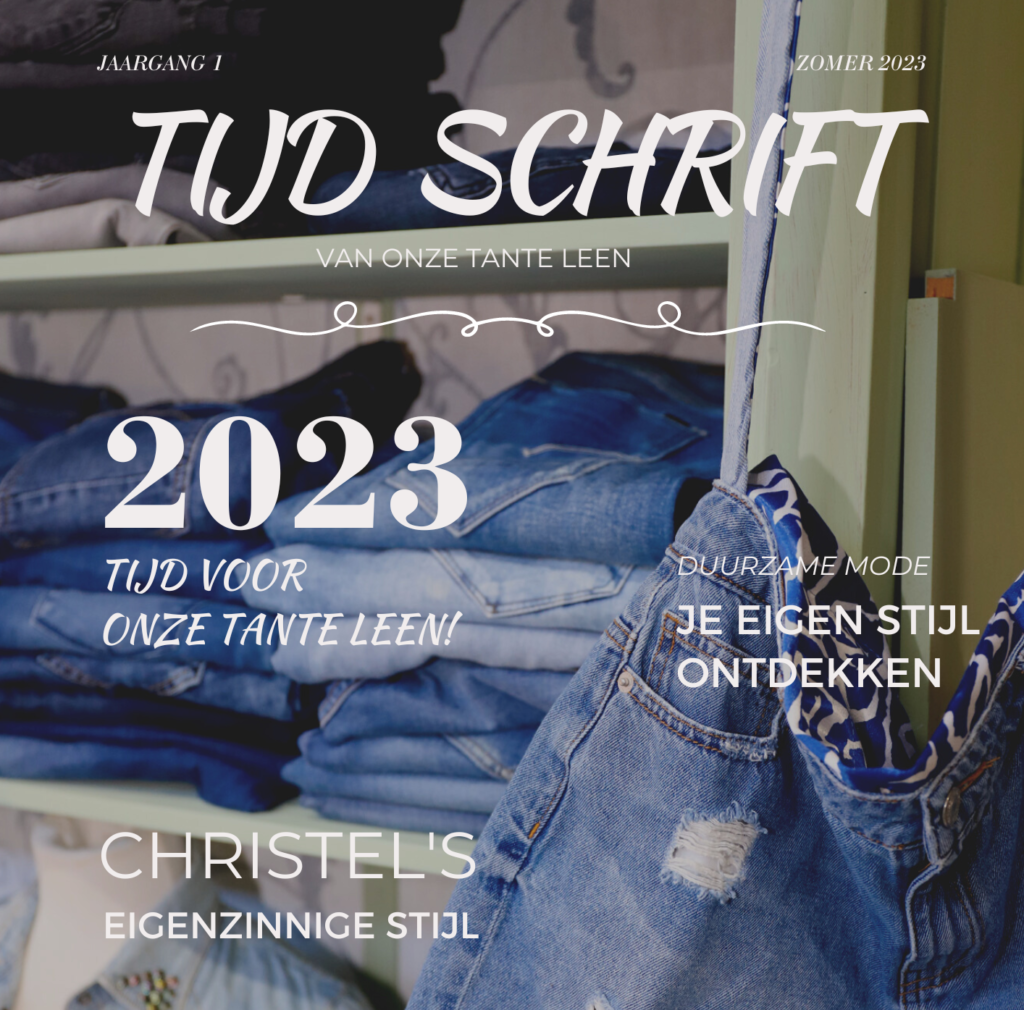 Abonnement online TIJD schrift - Onze Tante Leen kledingbieb & atelier: